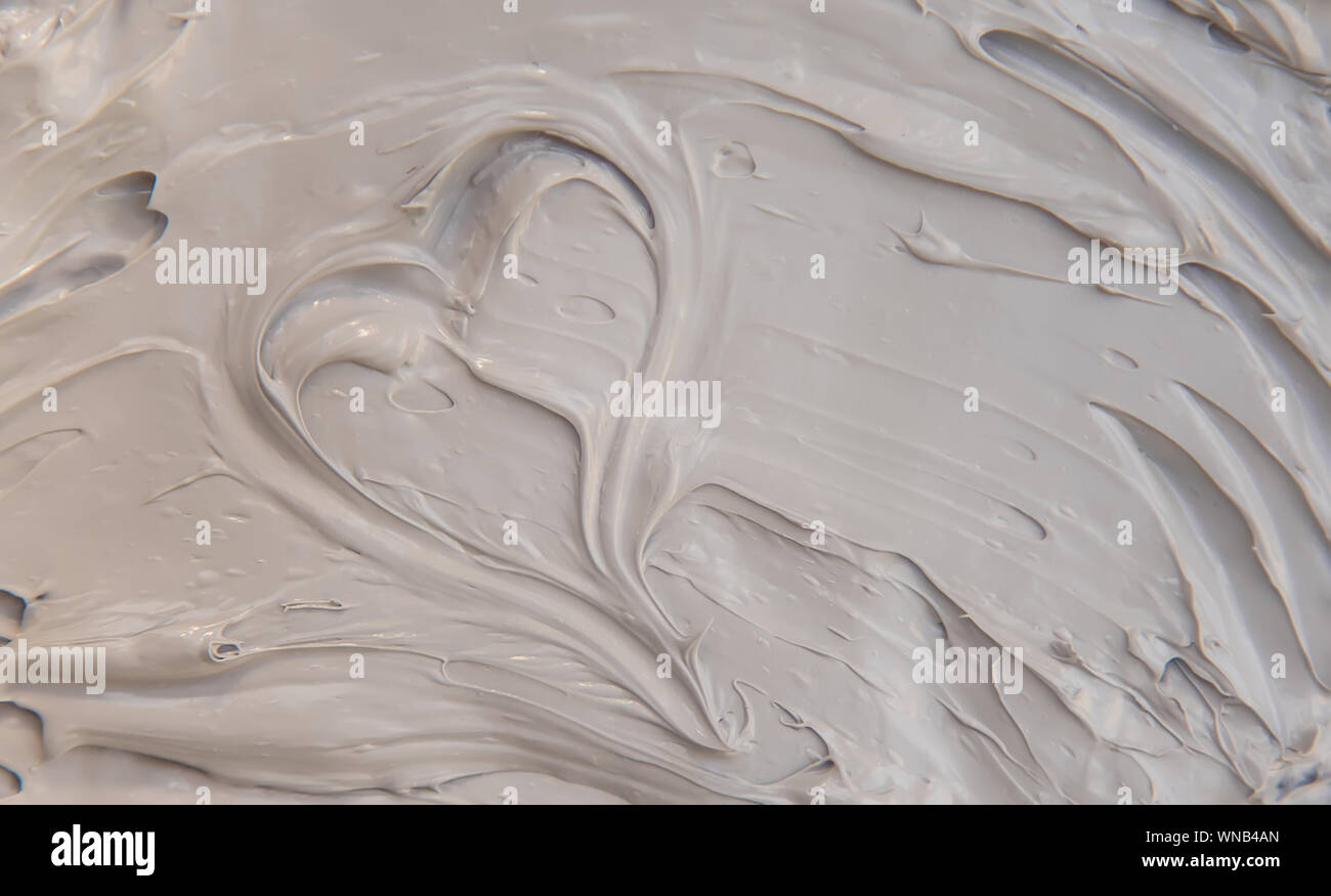 Clay mask cosmetic texture for face and body. selective focus. nature ...