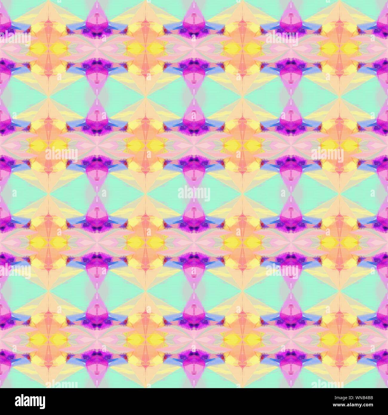 seamless geometric pattern with pastel gray, dark orchid and burly wood ...