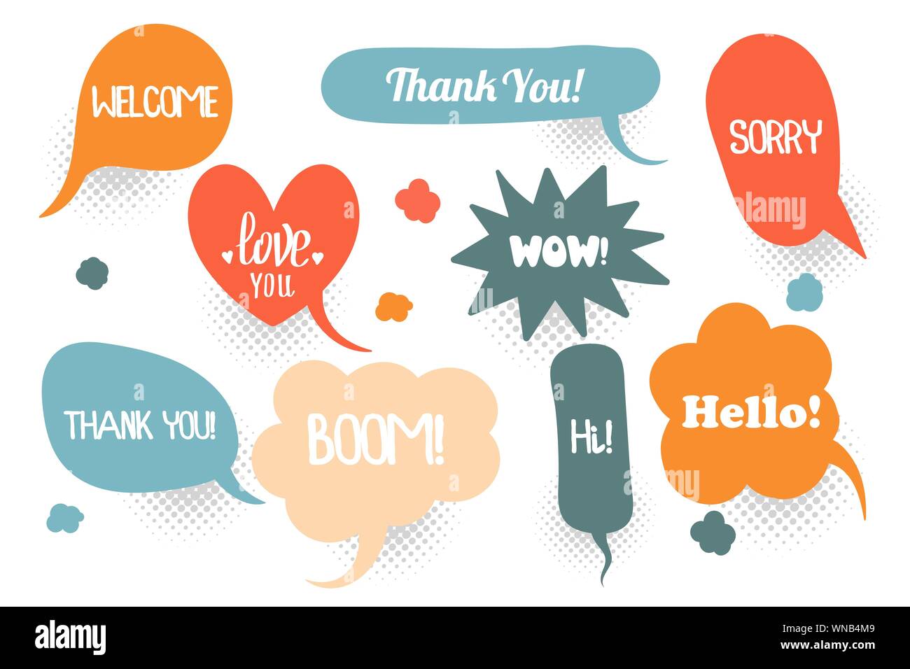 Speak bubble text talk Cut Out Stock Images & Pictures - Alamy