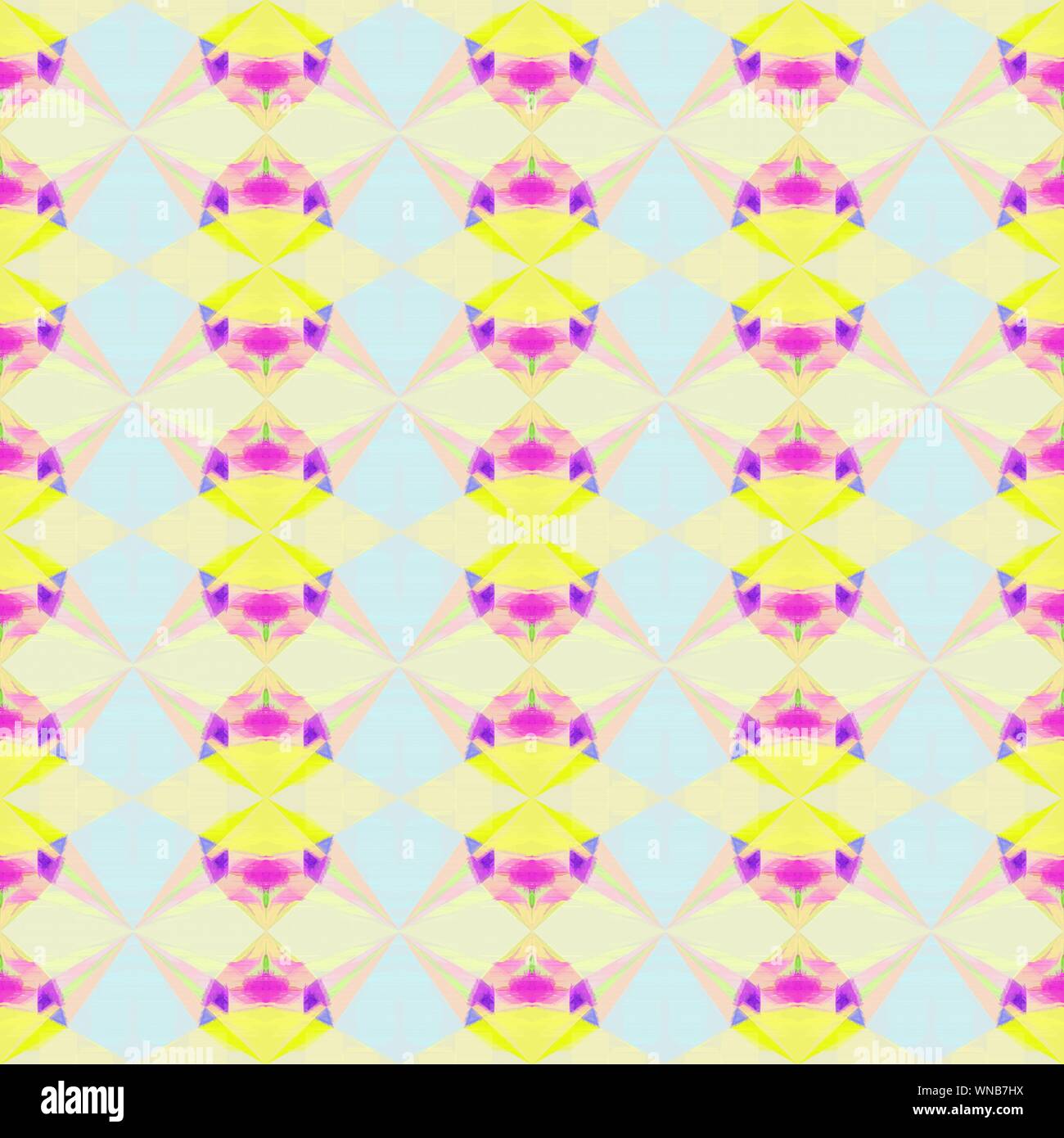 Repeating pattern of light yellow floral shapes hi-res stock ...