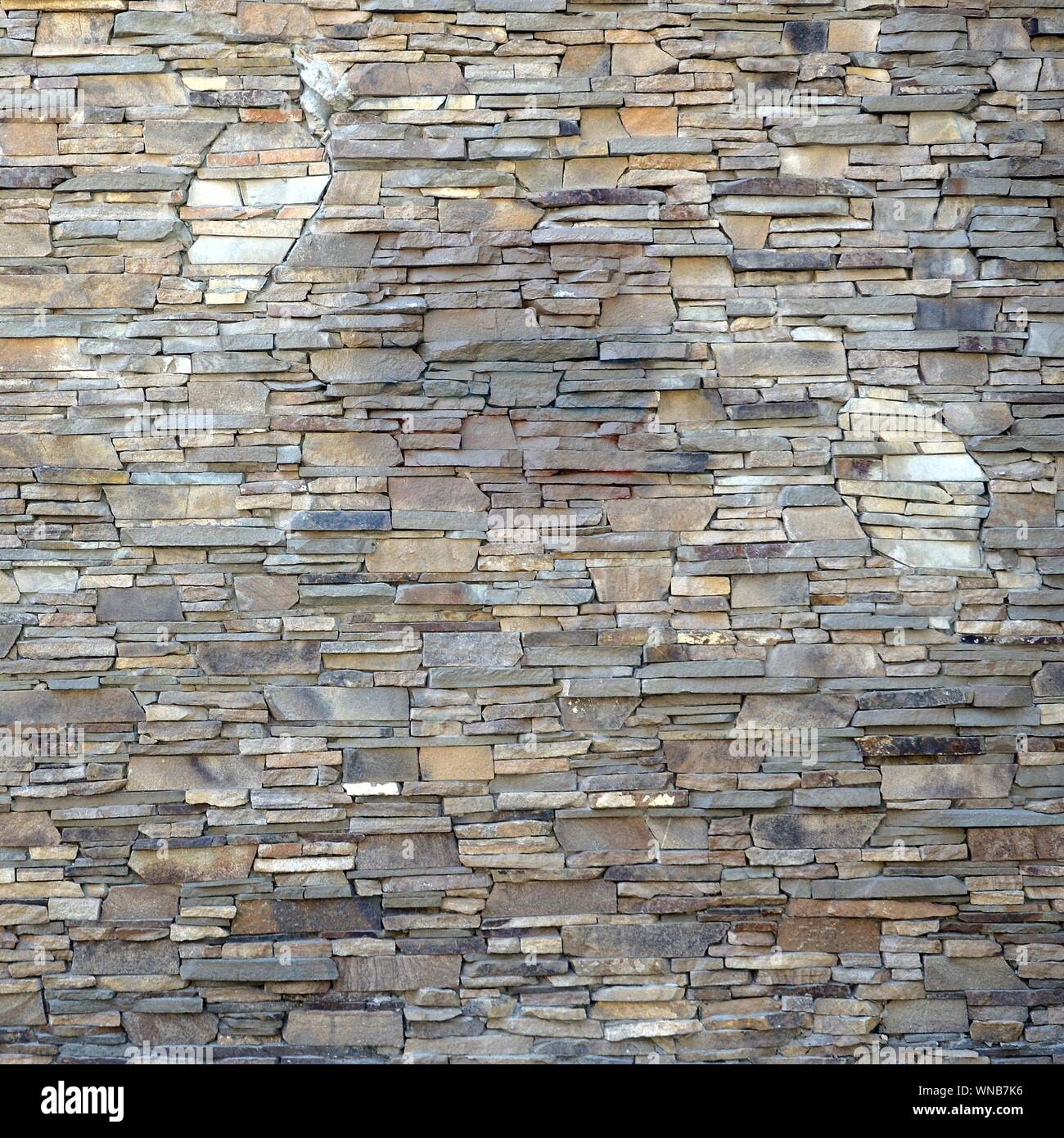 Modern pattern of flatten stone wall decorative surfaces in brown color ...