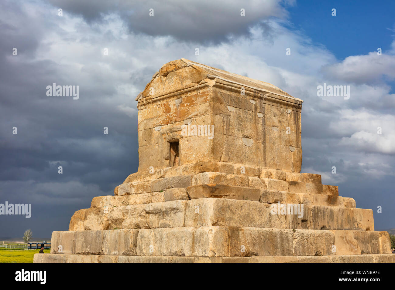 Tomb of Cyrus the Great, 6th century BC, Pasargadae, Fars Province ...