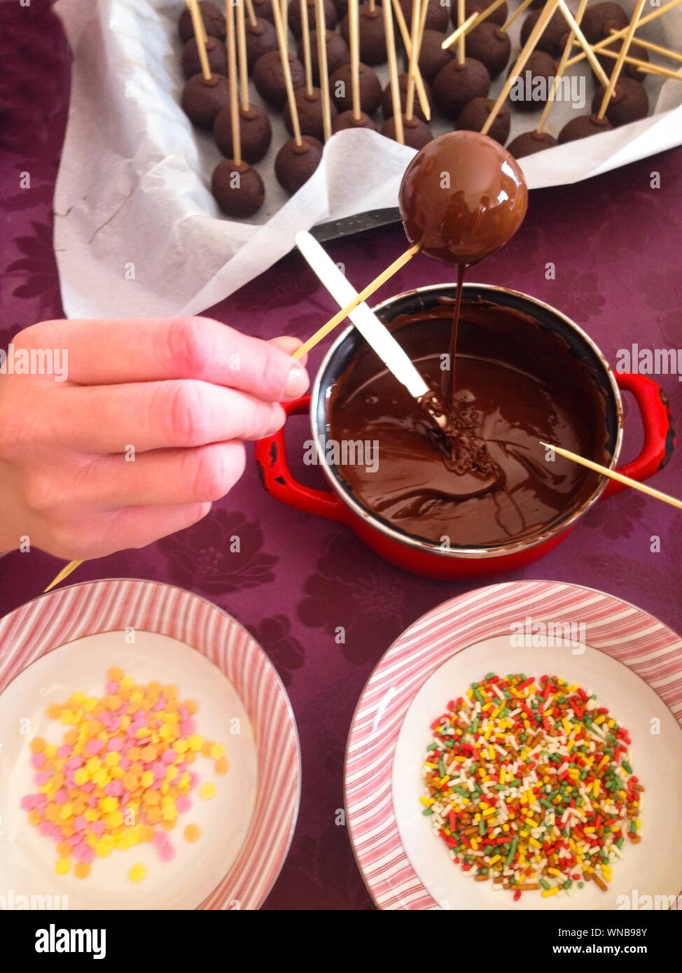 Hand cake hi-res stock photography and images - Alamy