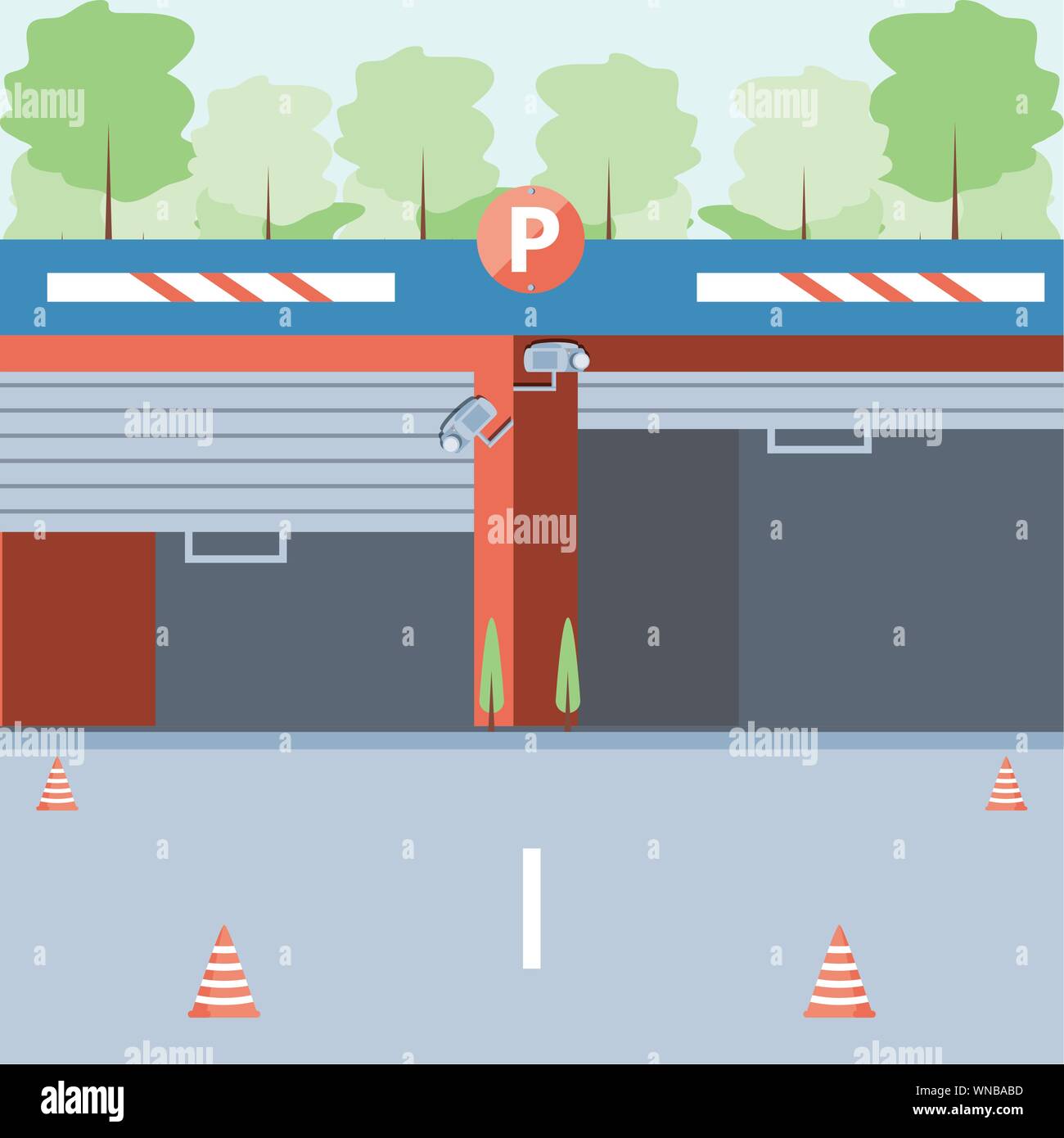 Pavement security Stock Vector Images - Alamy