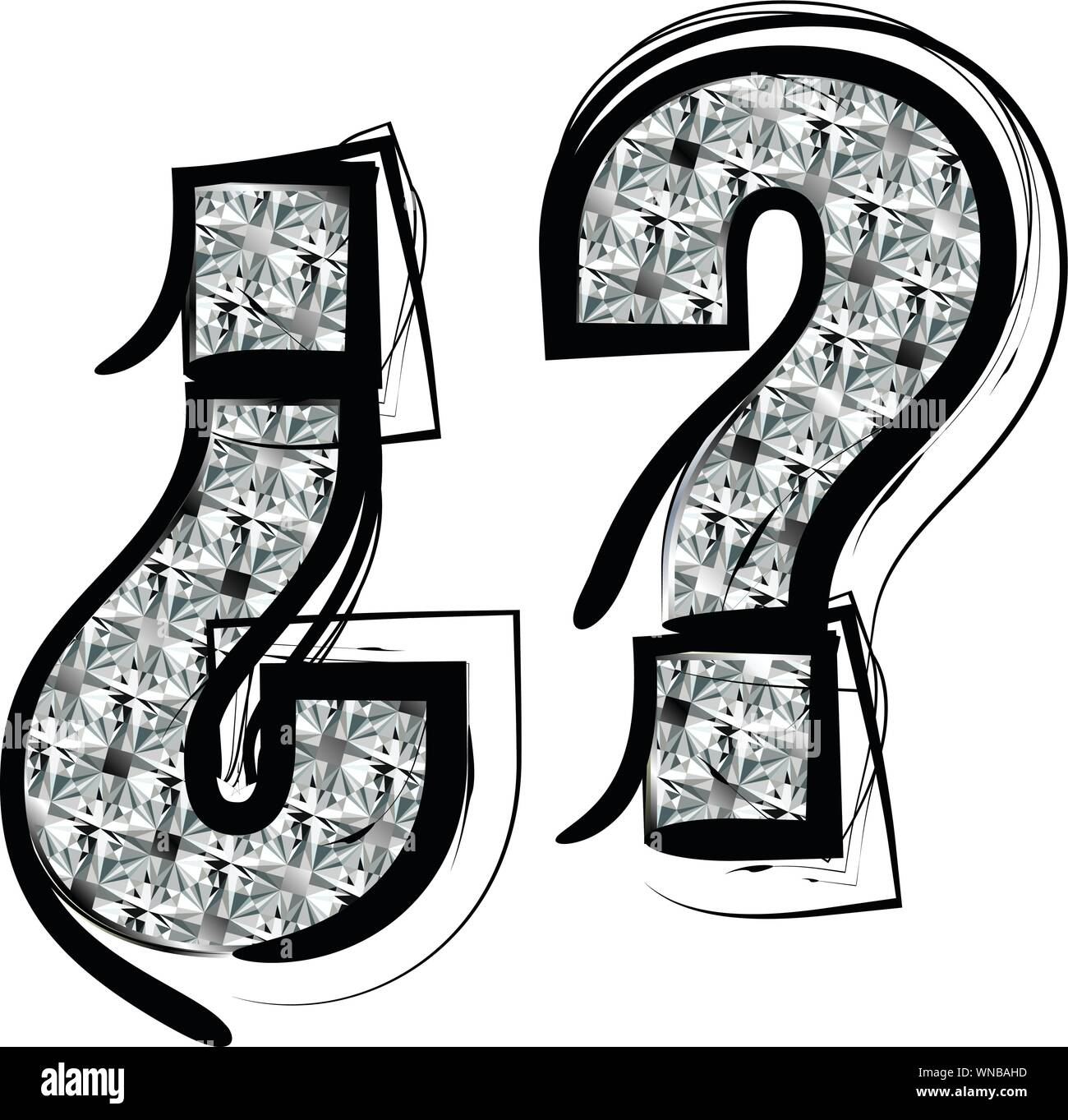 Diamond Font Symbol Stock Vector Image & Art - Alamy