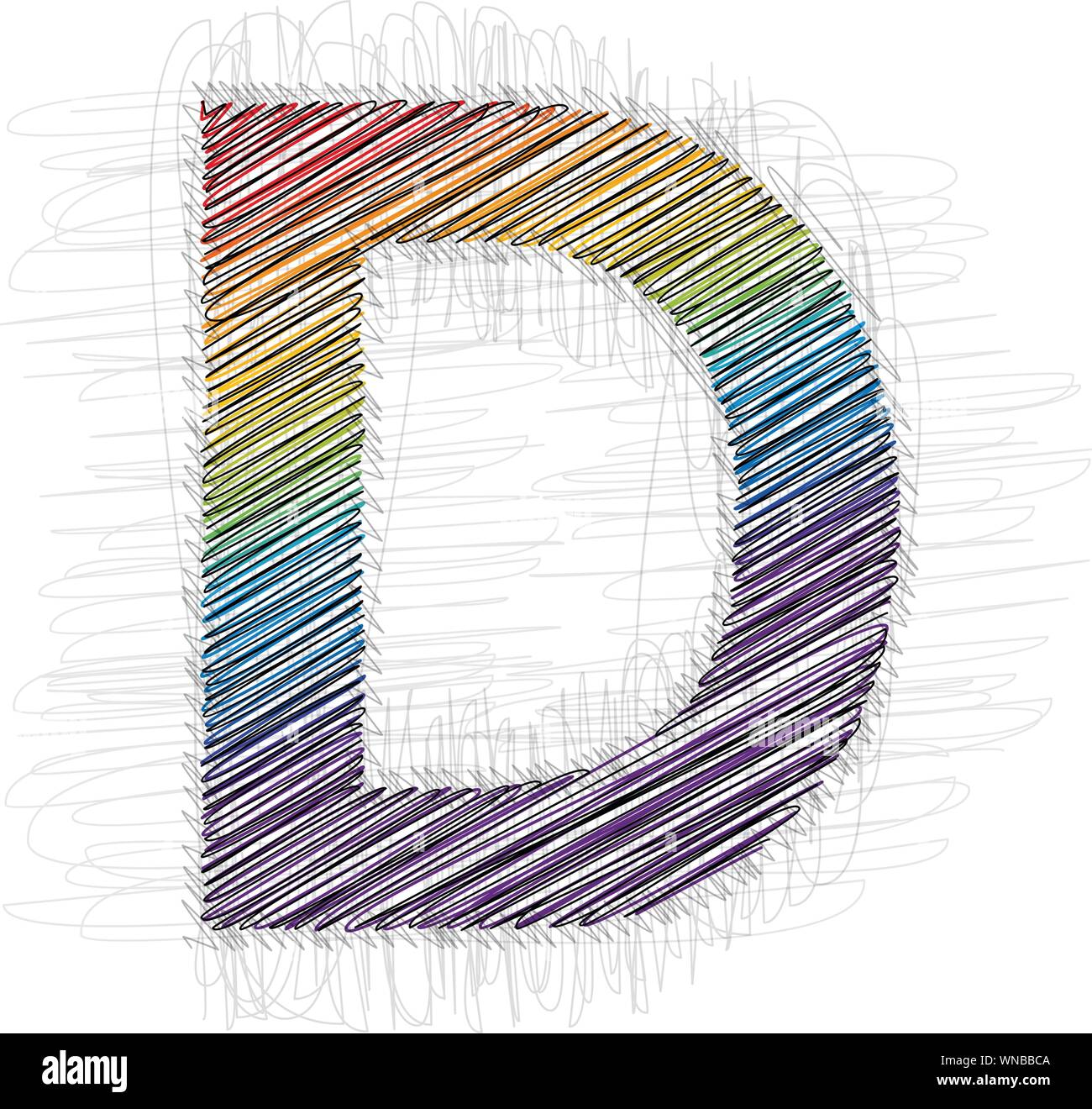 Letter d hand hi-res stock photography and images - Alamy