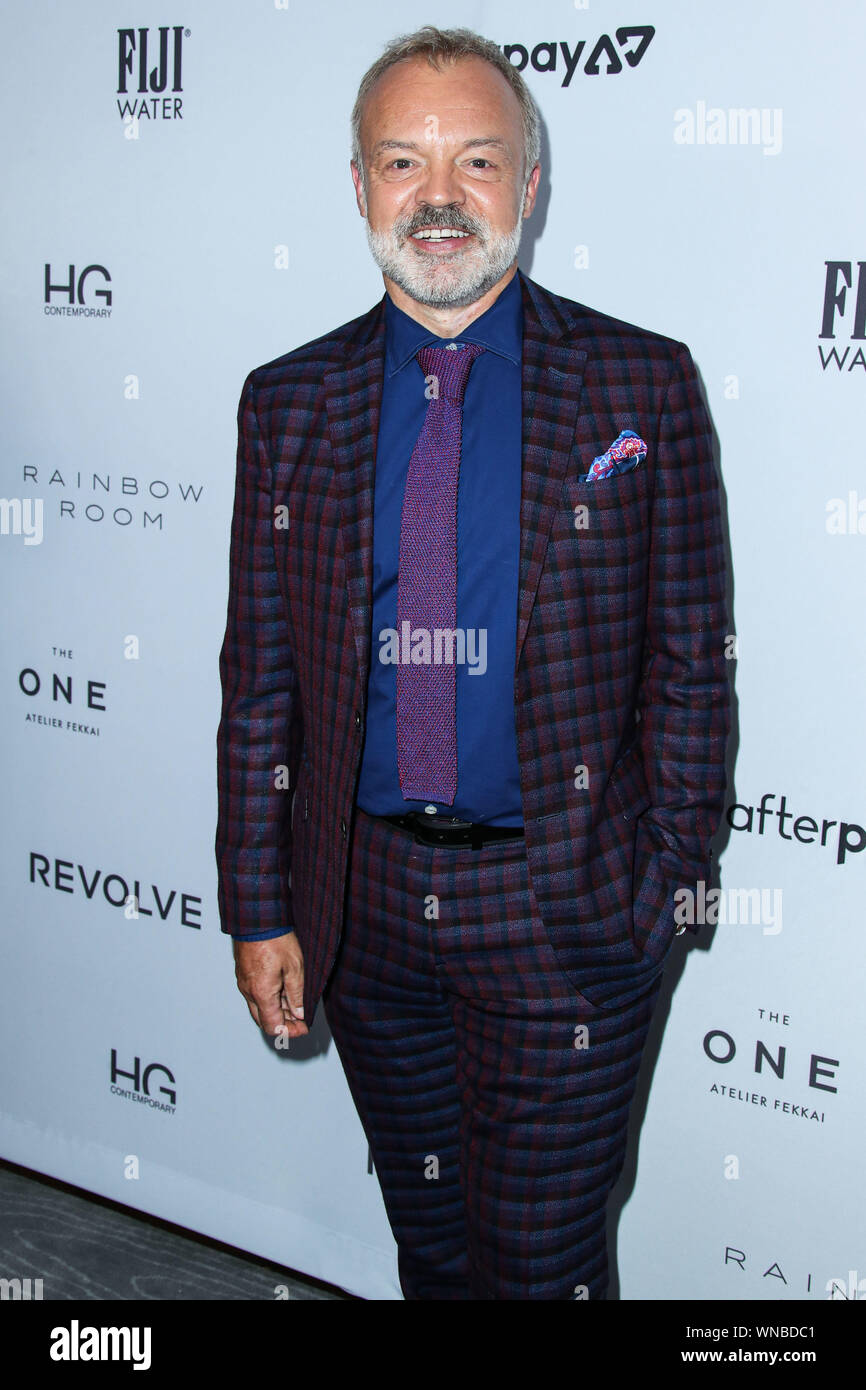 MANHATTAN, NEW YORK CITY, NEW YORK, USA - SEPTEMBER 05: Graham Norton ...
