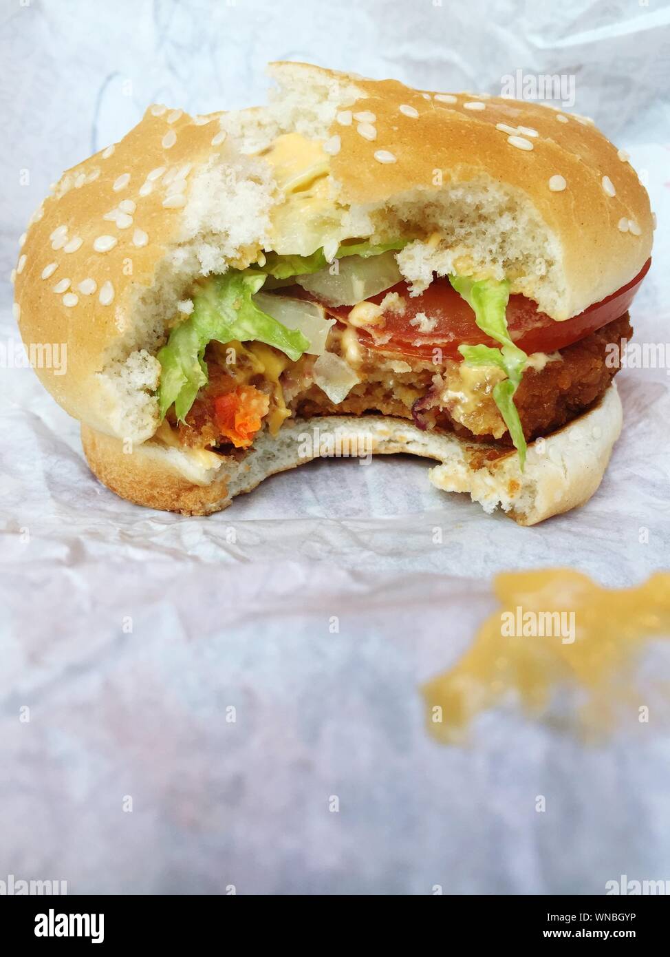 Half Burger High Resolution Stock Photography and Images - Alamy
