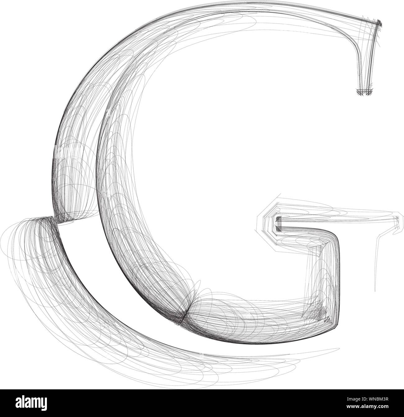 Hand Drawn Lettering G