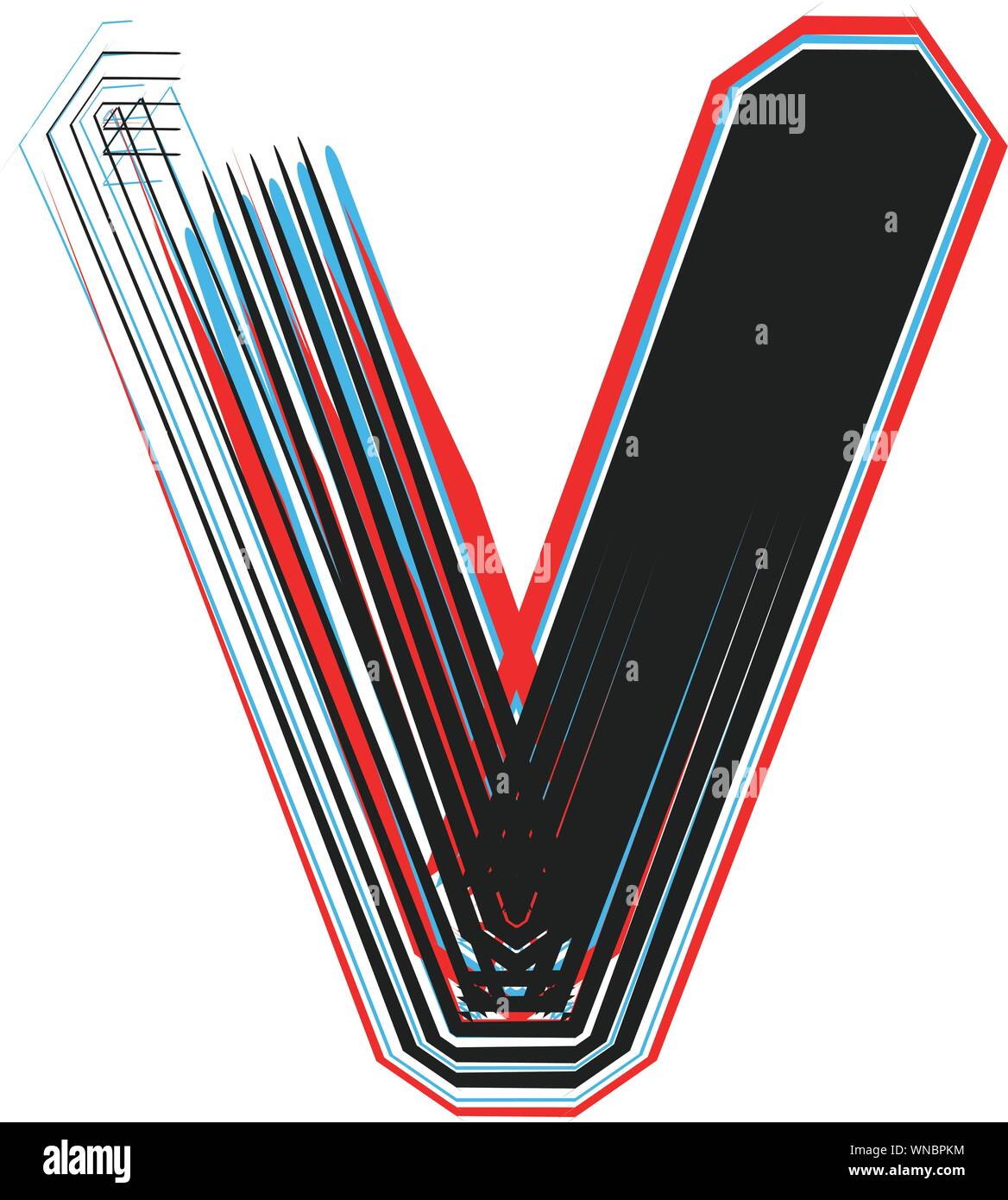 Letter v drawing hi-res stock photography and images - Alamy
