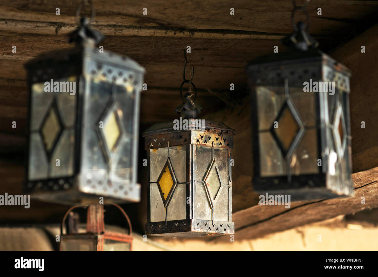 Old fashioned wood ceiling hi-res stock photography and images - Alamy