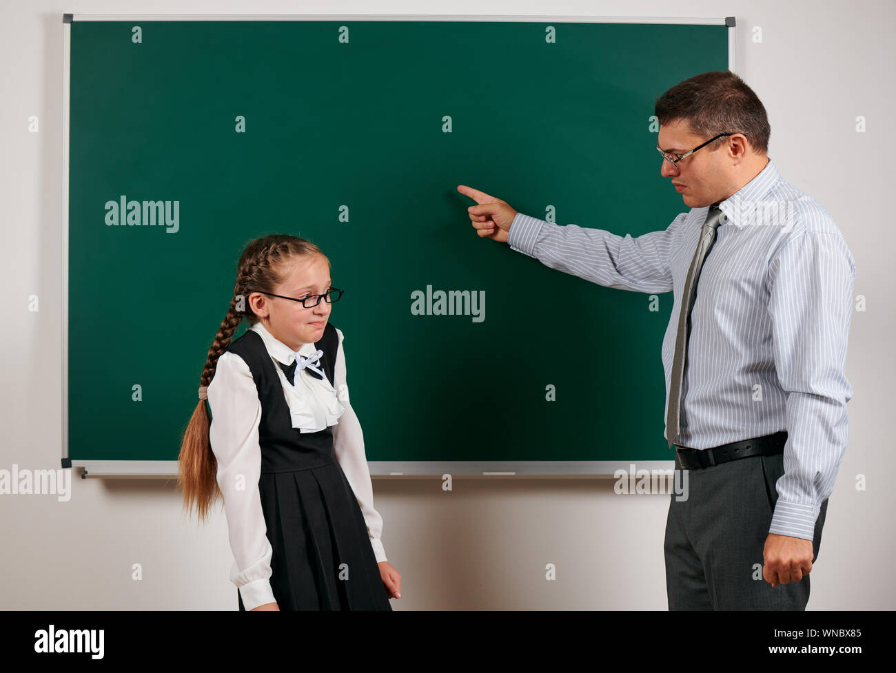 Teacher scold student hi-res stock photography and images - Alamy