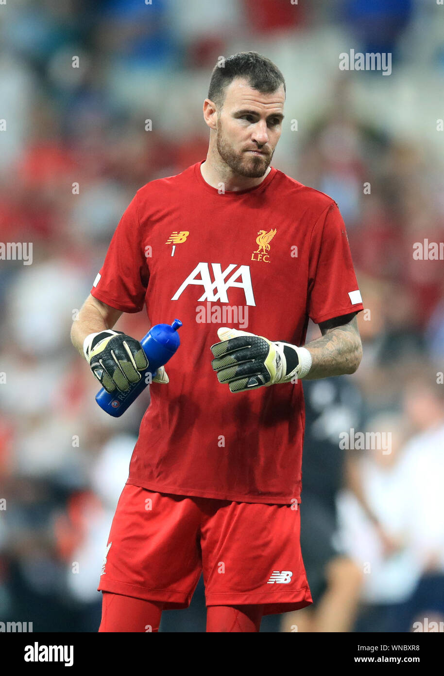 Liverpool goalkeeper Alisson Stock Photo - Alamy