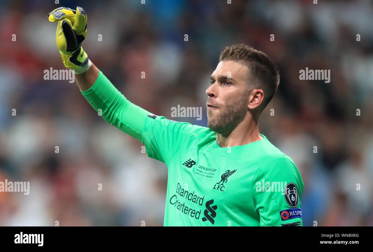 Liverpool goalkeeper Adrian Stock Photo - Alamy