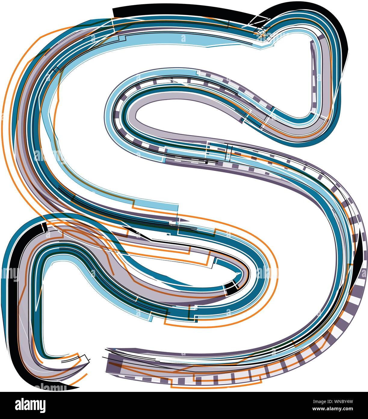 Font Illustration letter s Stock Vector Image & Art - Alamy