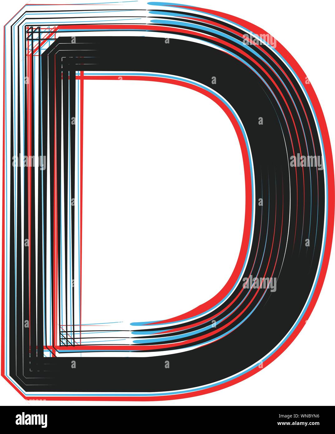 Letter d drawing hi-res stock photography and images - Alamy