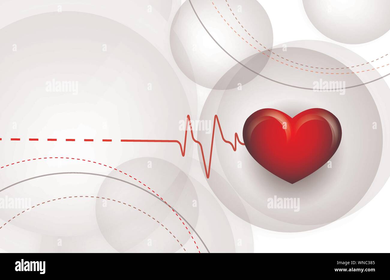 vector background with pulse Stock Vector Image & Art - Alamy