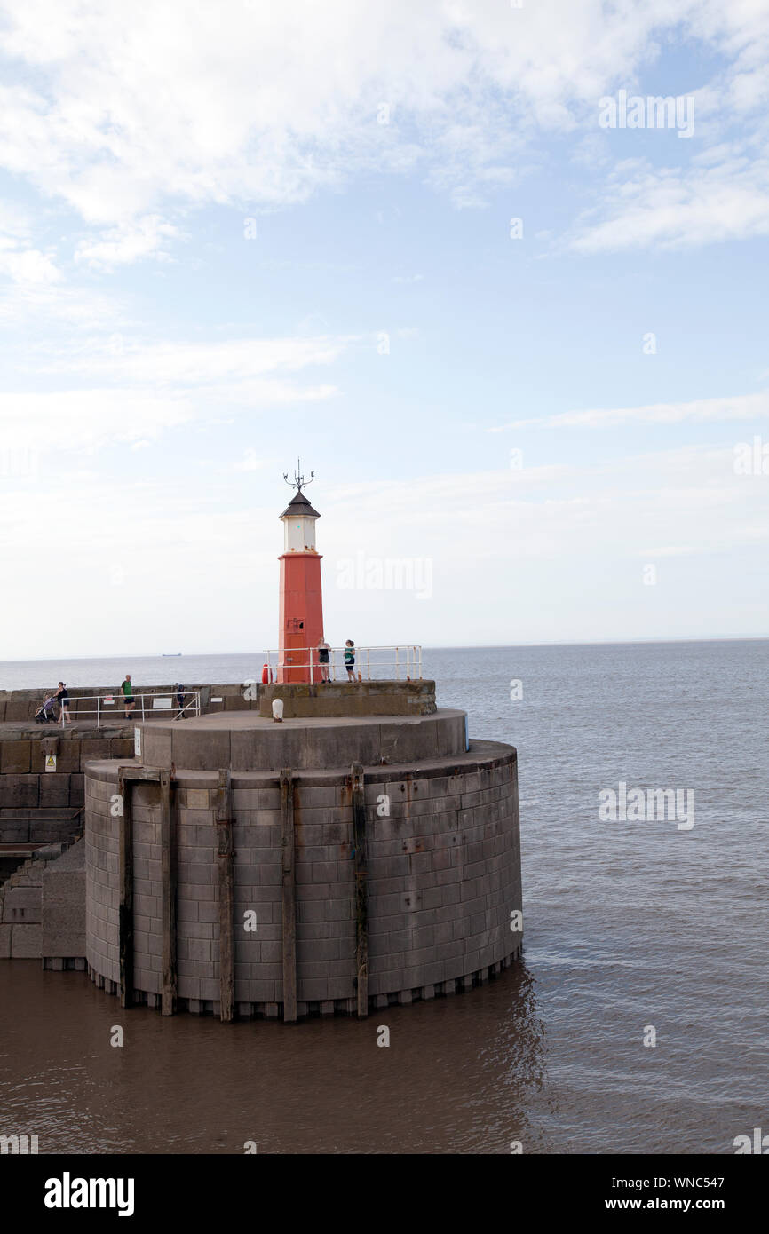 Watchet lighthouse hi-res stock photography and images - Alamy