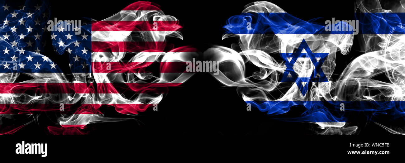 Us and israel flag fire hi-res stock photography and images - Alamy