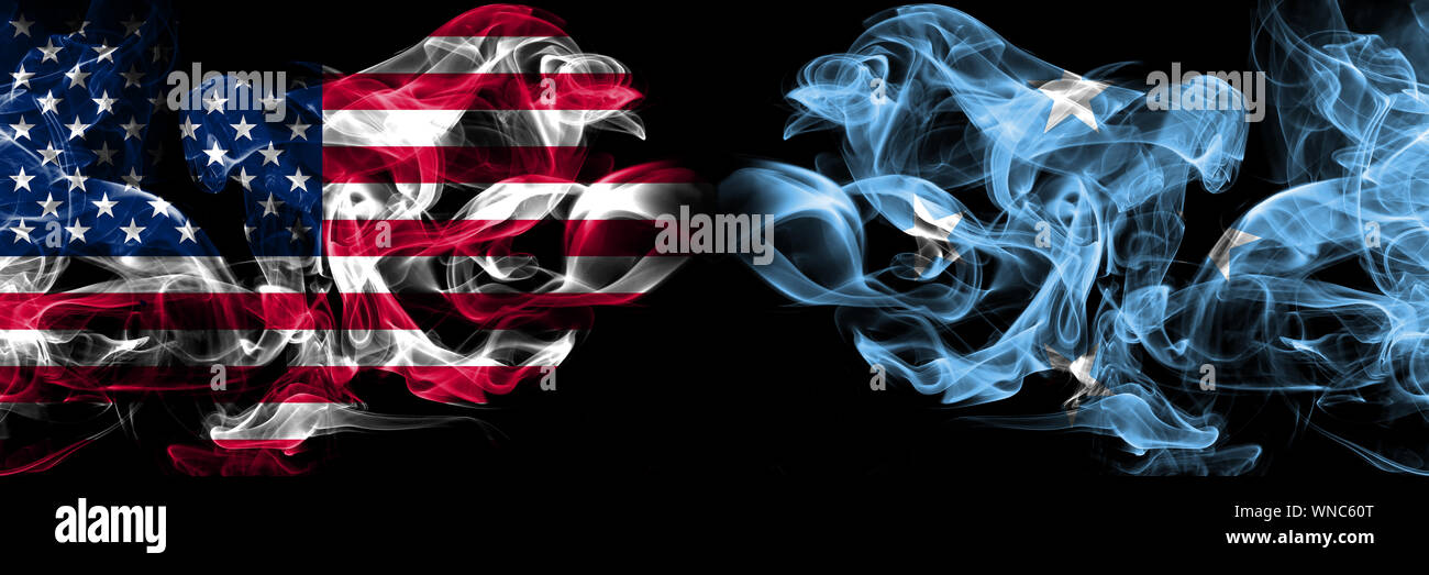 United States of America, USA vs Micronesia, Micronesian background ...