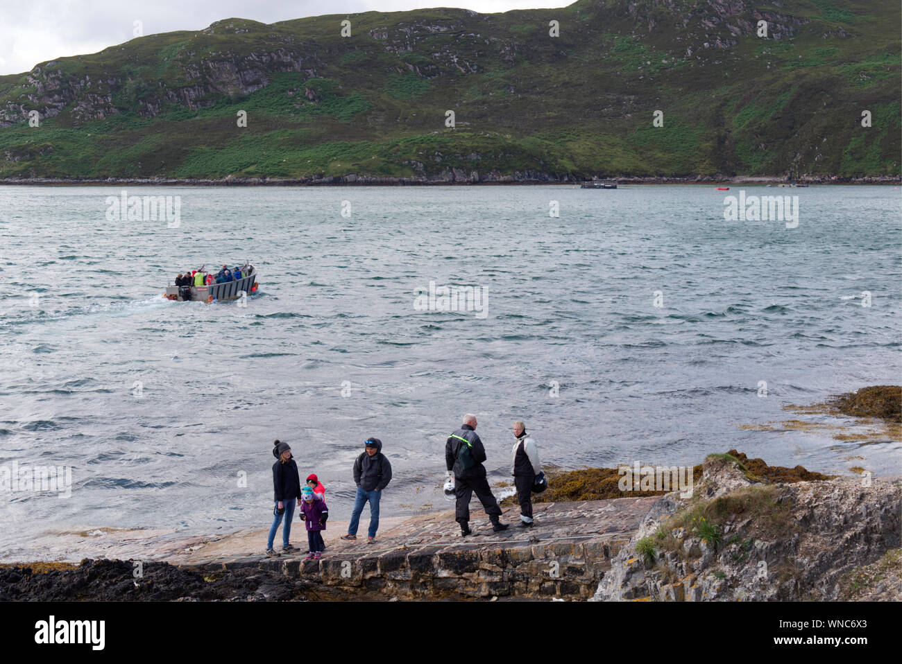 Cape Wrath ferry, Keoldale, Sutherland Stock Photo - Alamy