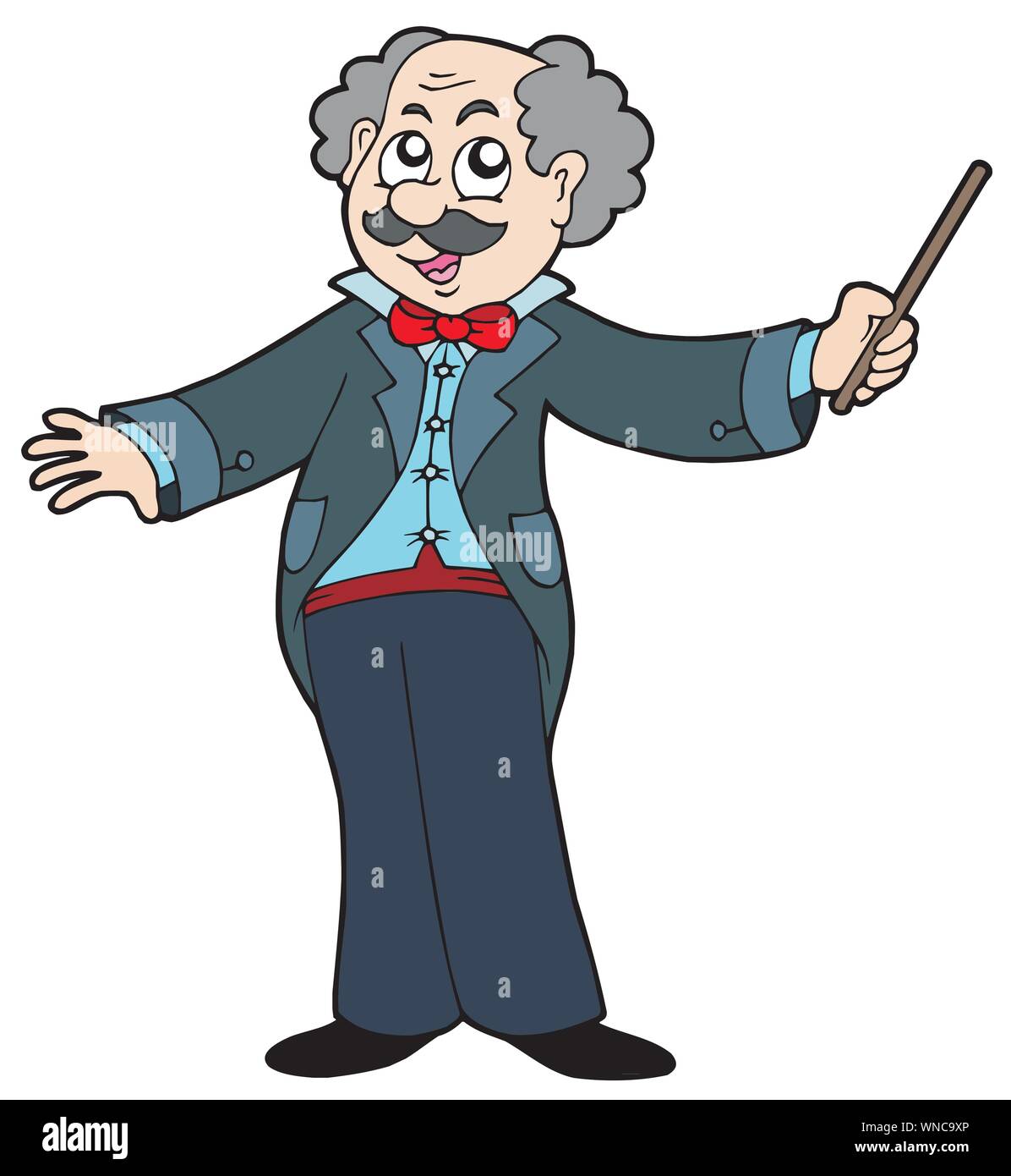 Smiling maestro Stock Vector Images - Alamy