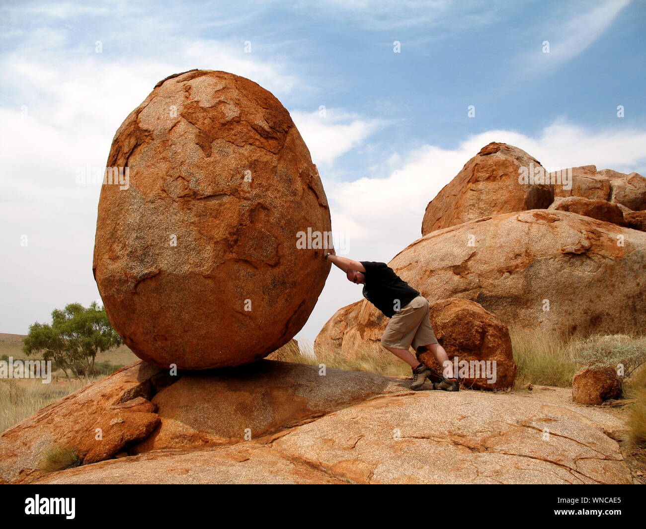 Pushing The Rock High Resolution Stock Photography and Images - Alamy