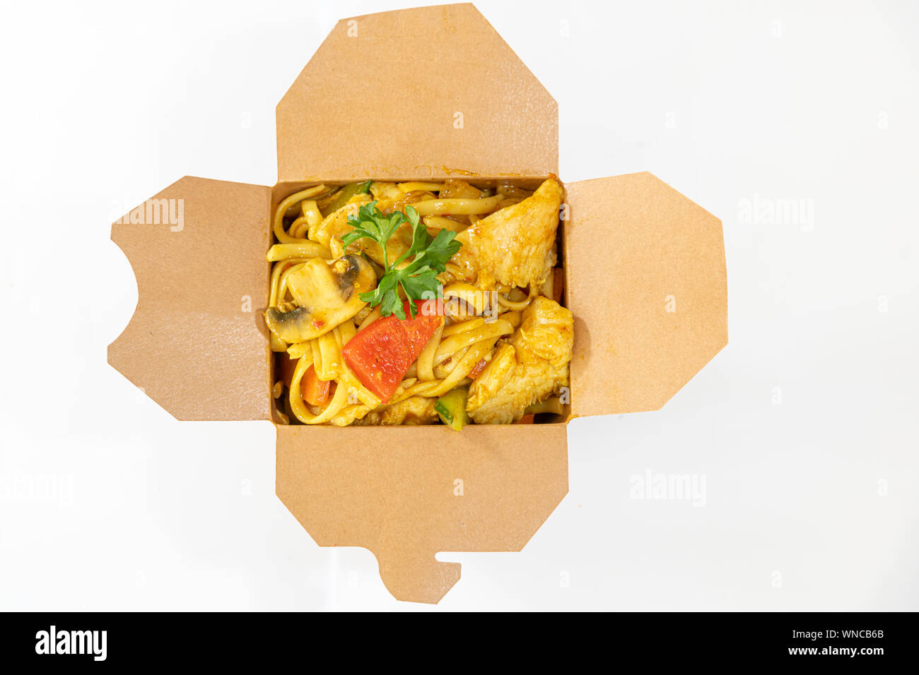 Chinese chicken curry box hi-res stock photography and images - Alamy
