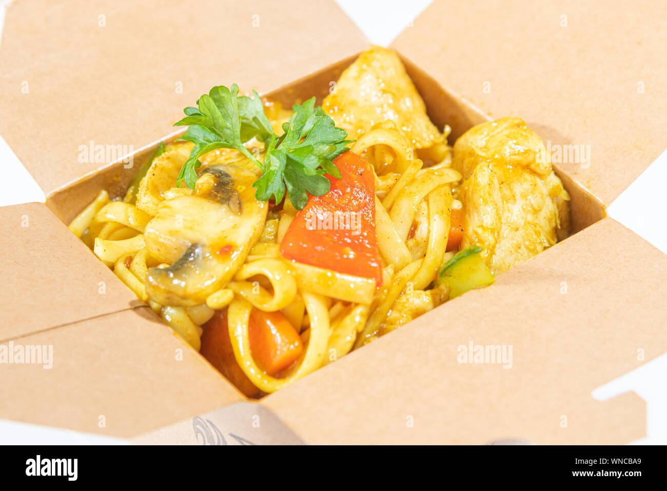 Chinese chicken curry box hi-res stock photography and images - Alamy