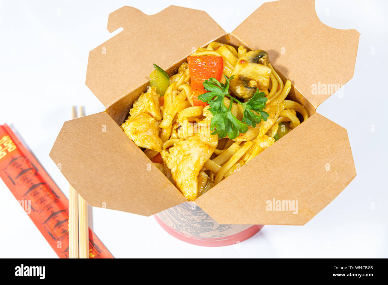 Chinese chicken curry box hi-res stock photography and images - Alamy
