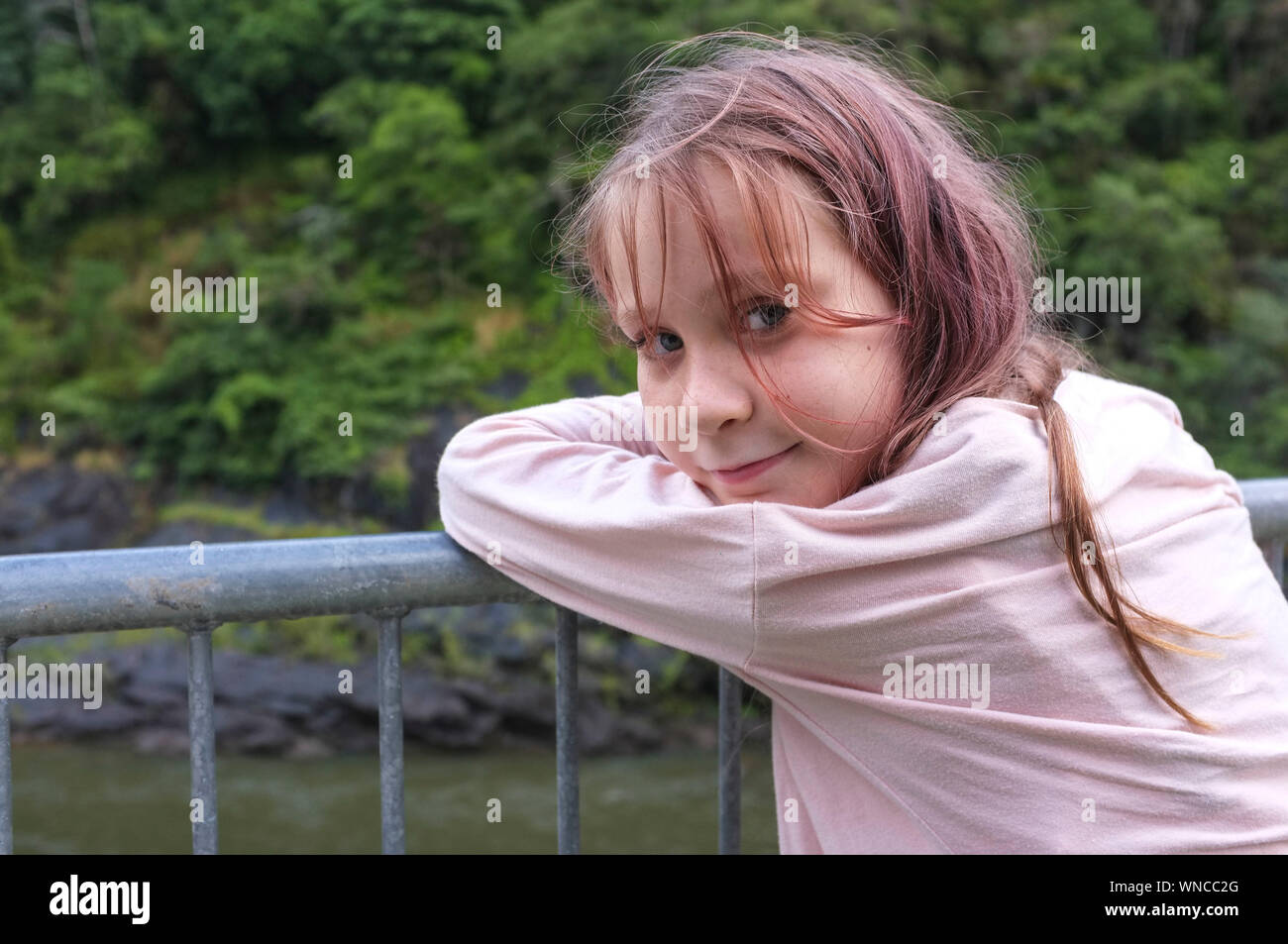 Looking Over Railing High Resolution Stock Photography and Images - Alamy