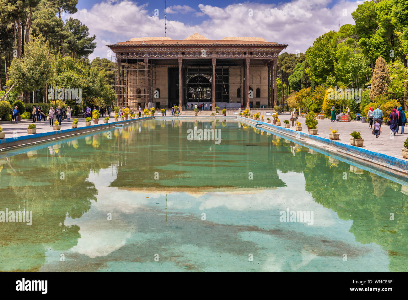 Chehel Sotoun, garden palace, 1647, Isfahan, Isfahan Province, Iran ...