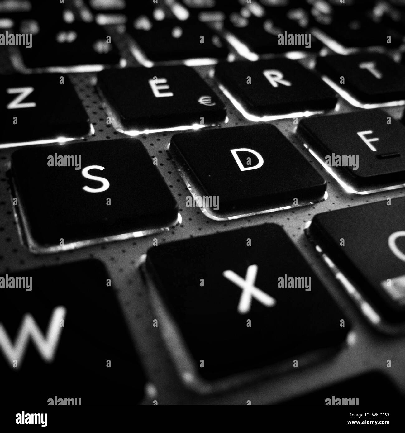 Capital Letter Key Black and White Stock Photos & Images - Alamy