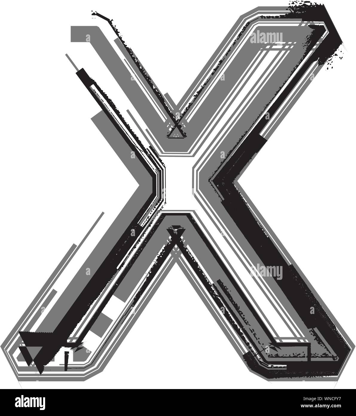 Letter x lowercase Black and White Stock Photos & Images - Alamy