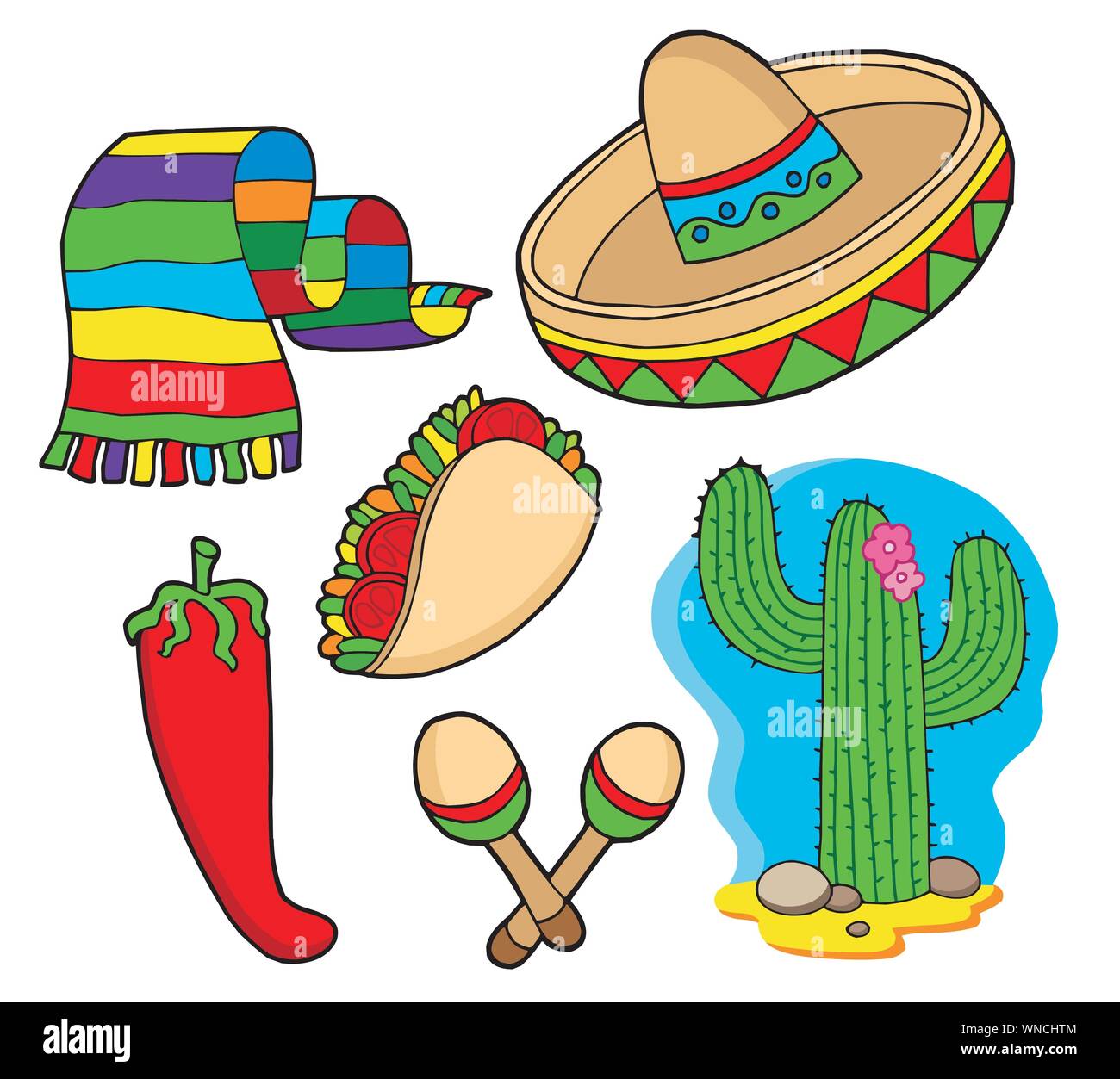 Collection of objects Cut Out Stock Images & Pictures - Alamy