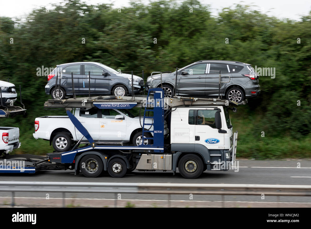 Motorway lorry carrying heavy truck hi-res stock photography and images ...