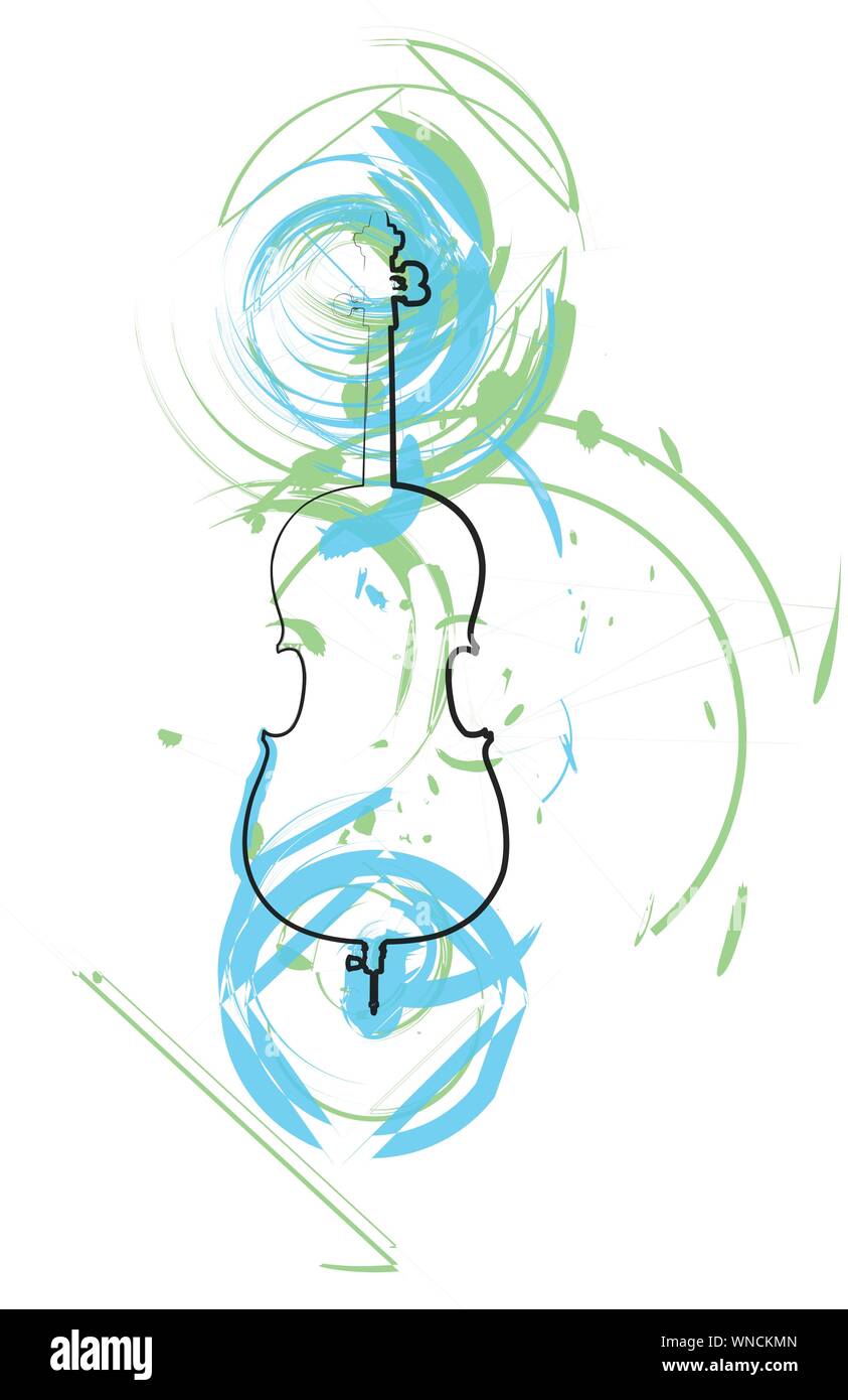 abstract music instrument Stock Vector Image & Art - Alamy