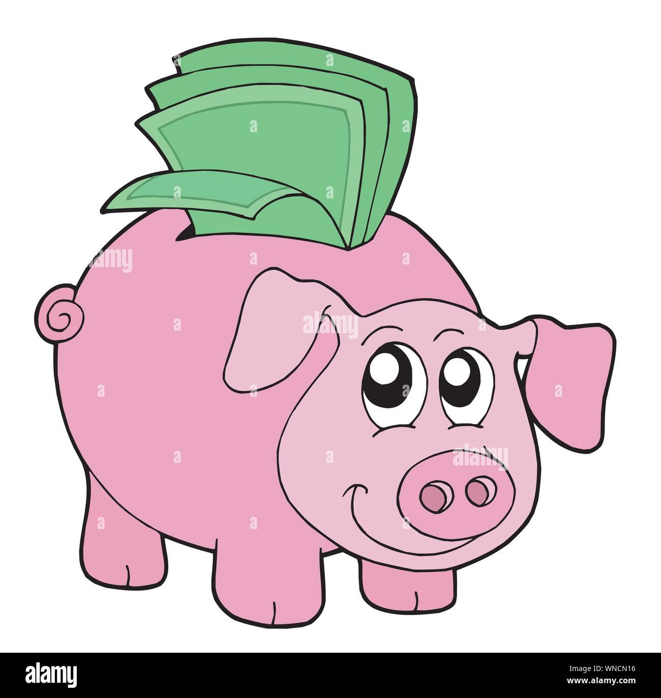 Pig money box Stock Vector Image & Art - Alamy