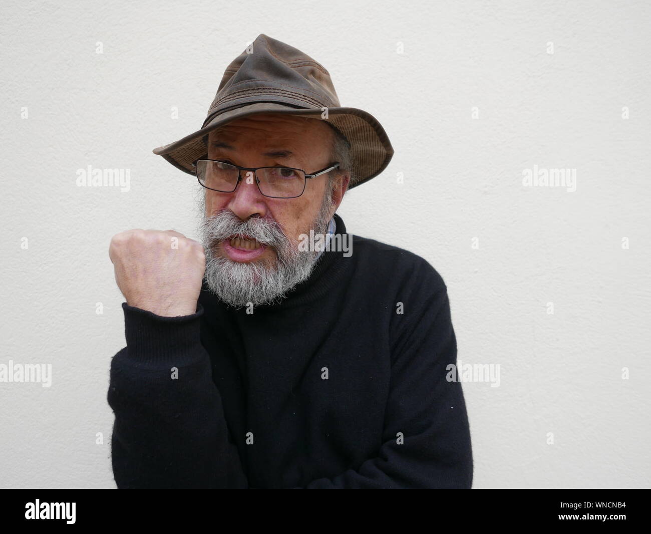 Angry man fist hi-res stock photography and images - Alamy