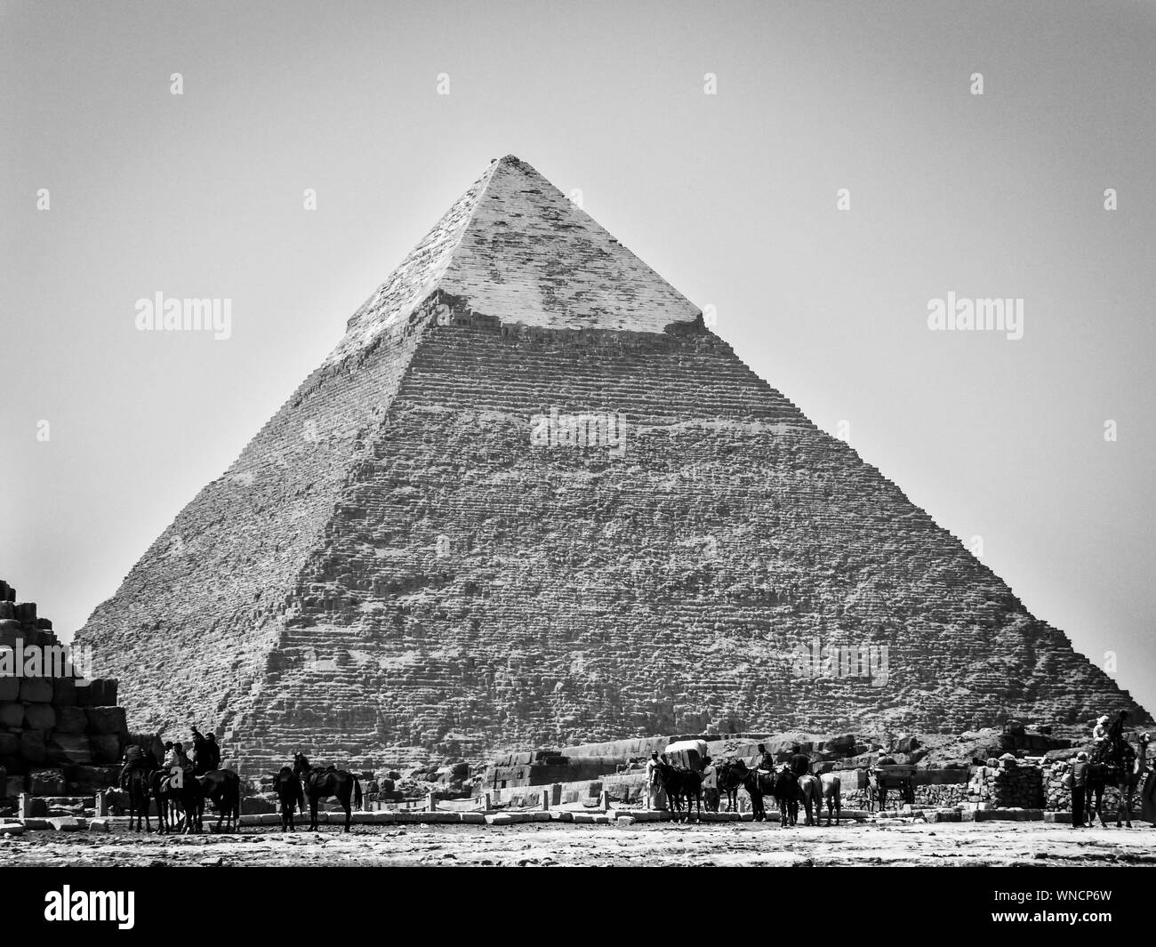 Tall pyramid Black and White Stock Photos & Images - Alamy