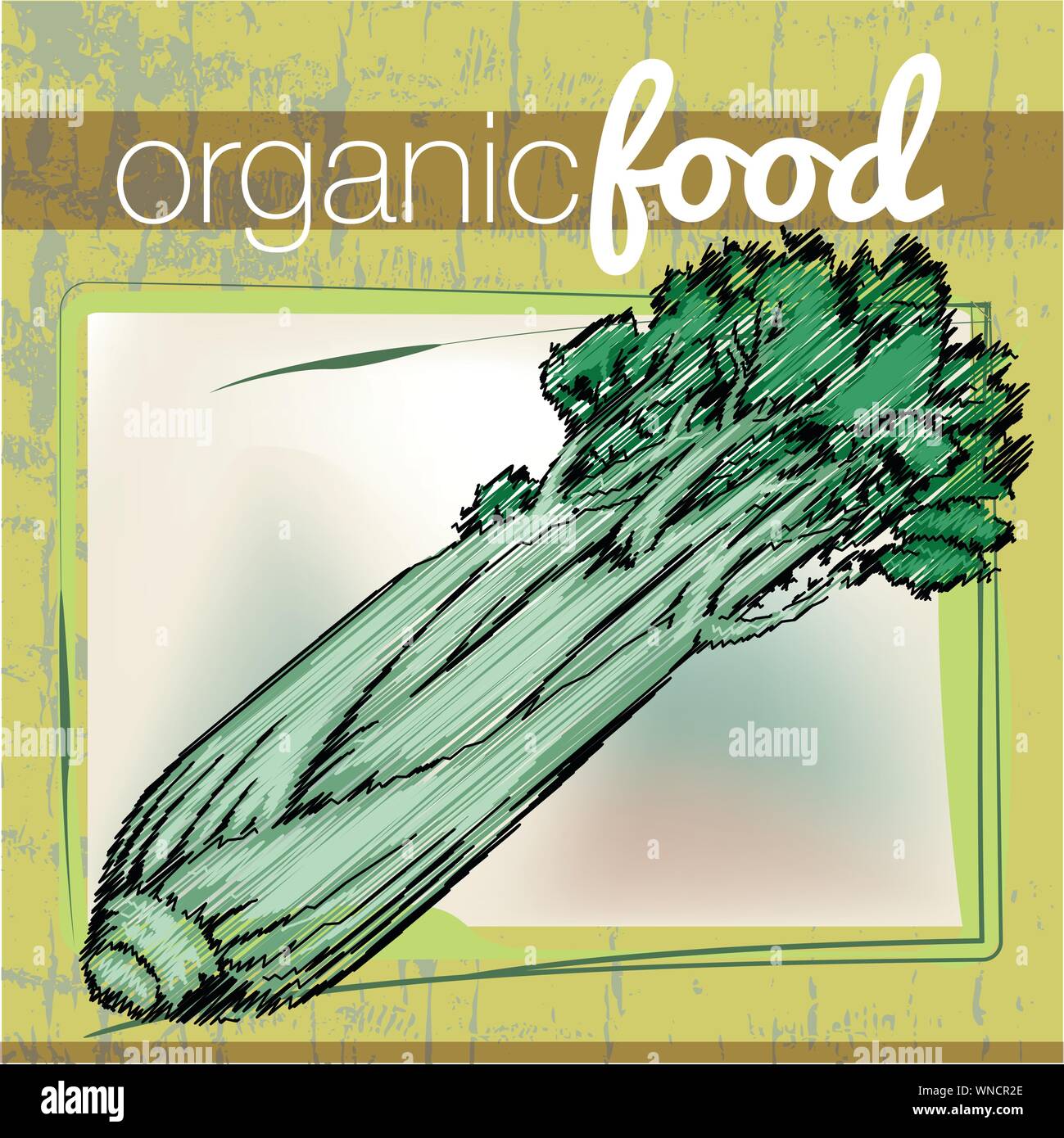 Organic Food illustration Stock Vector Image & Art - Alamy