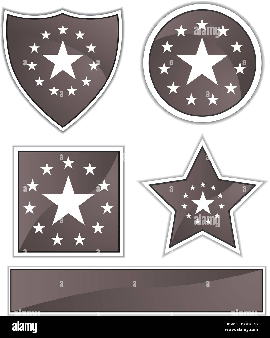 Black Satin - Stars Stock Vector Image & Art - Alamy