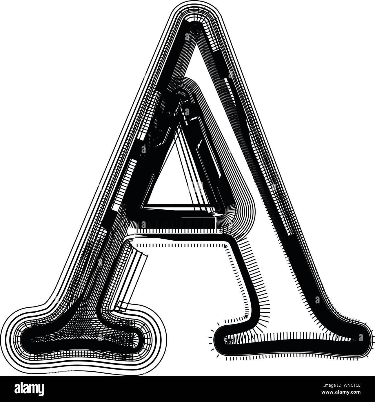 Letter A Calligraphy High Resolution Stock Photography and Images - Alamy