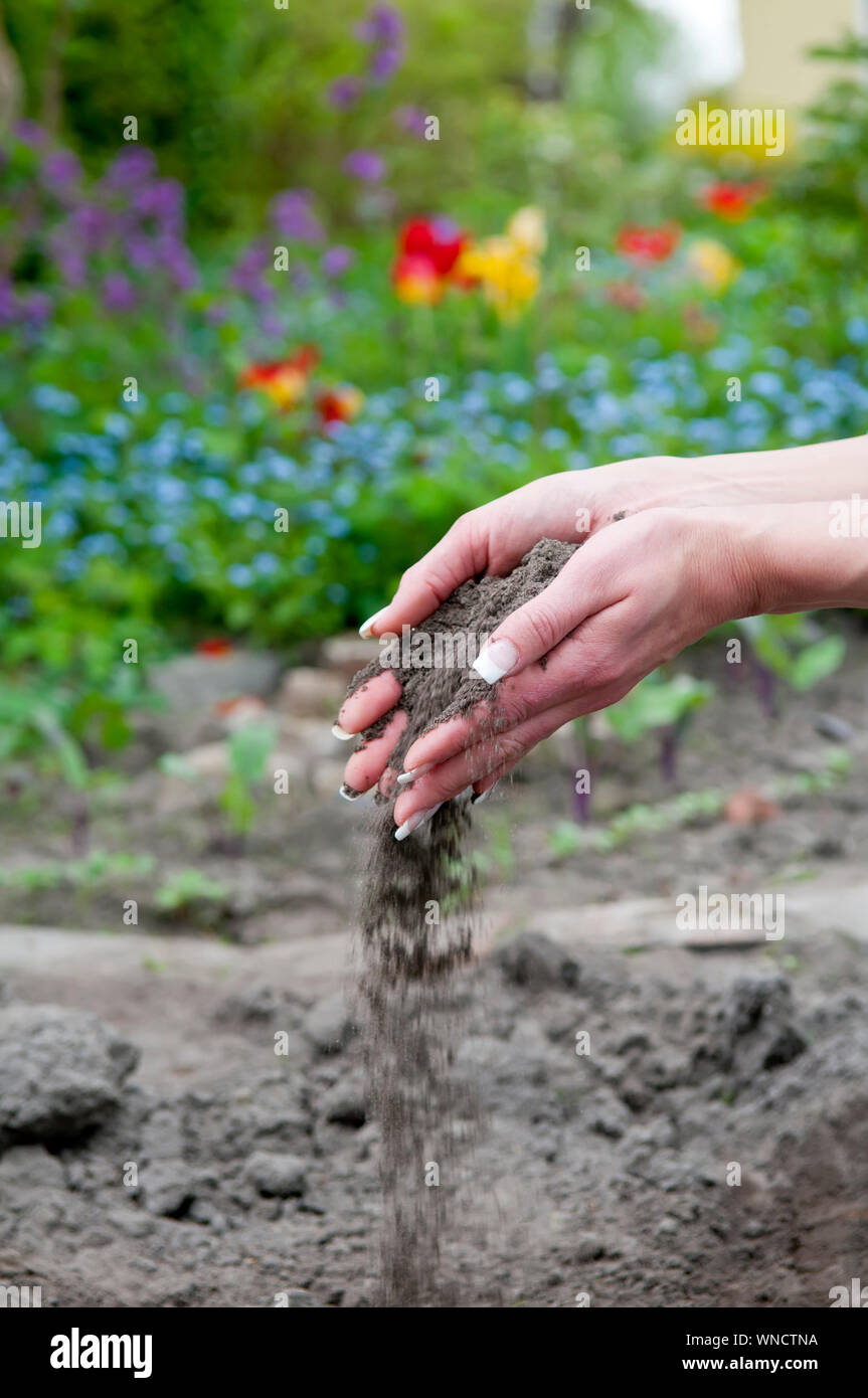 Dirt on hands hi-res stock photography and images - Alamy