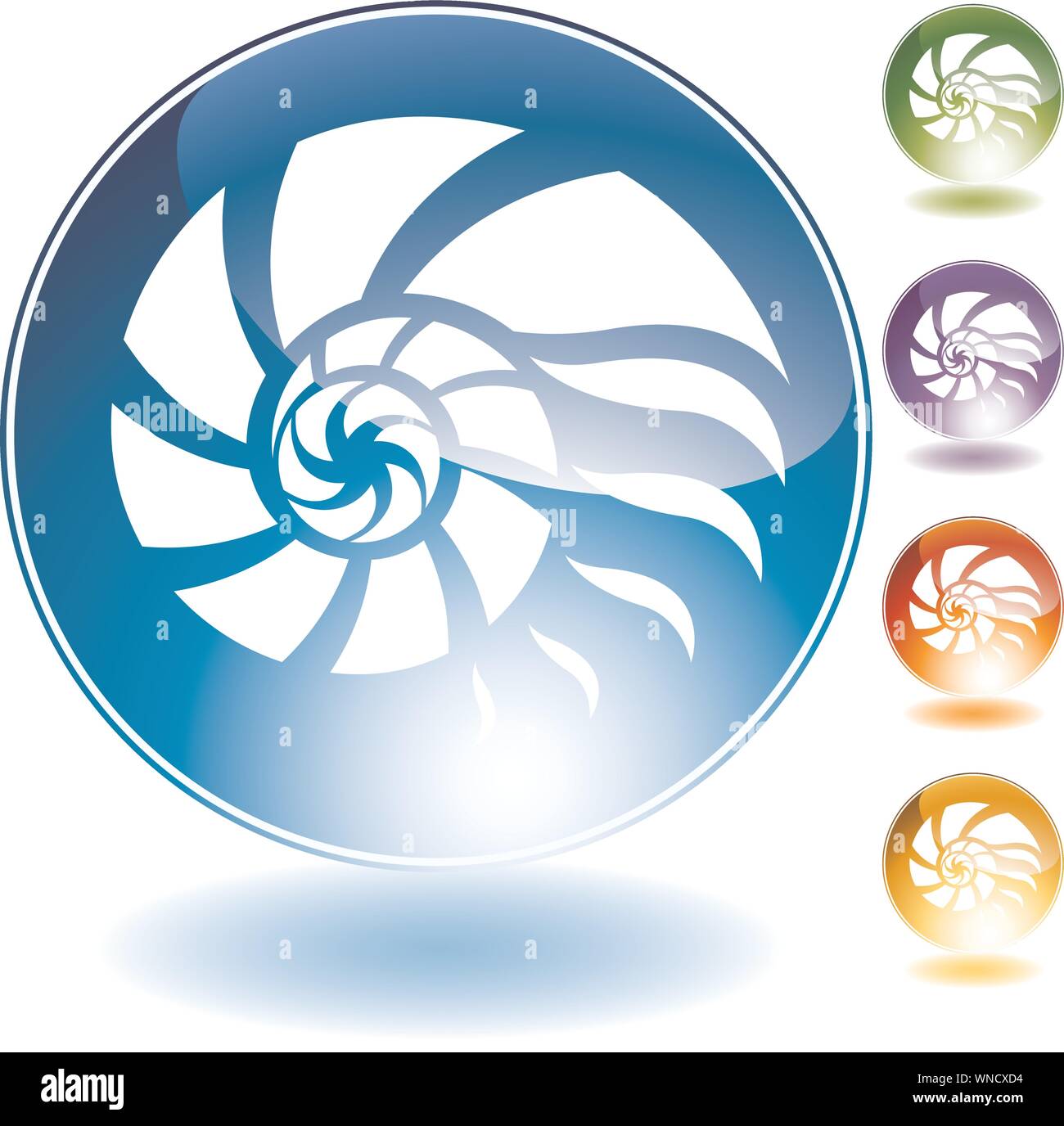 Shell Crystal Icon Stock Vector Image & Art - Alamy