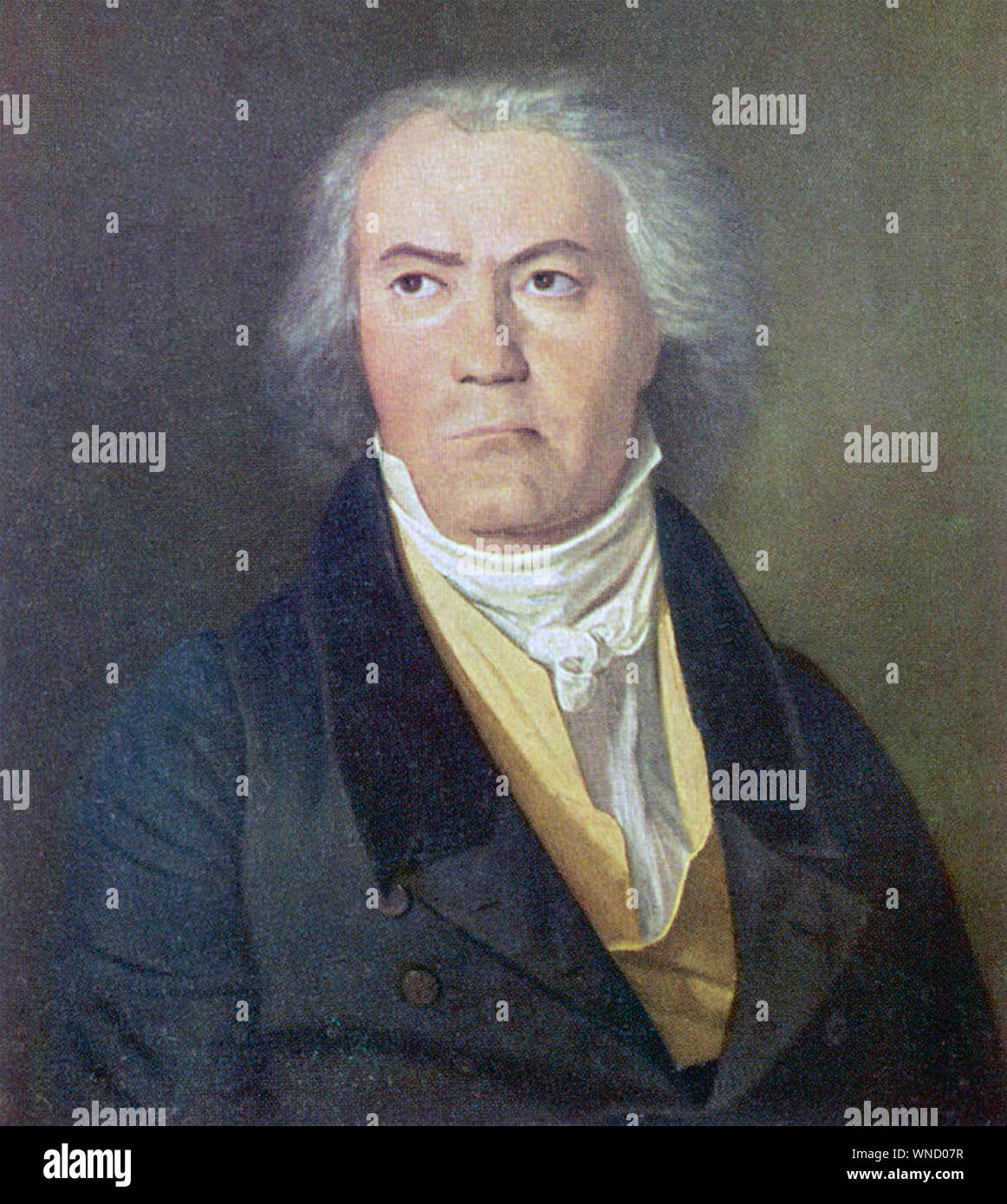 LUDWIG van BEETHOVEN (1770-1827) German composer in 1823 Stock Photo ...