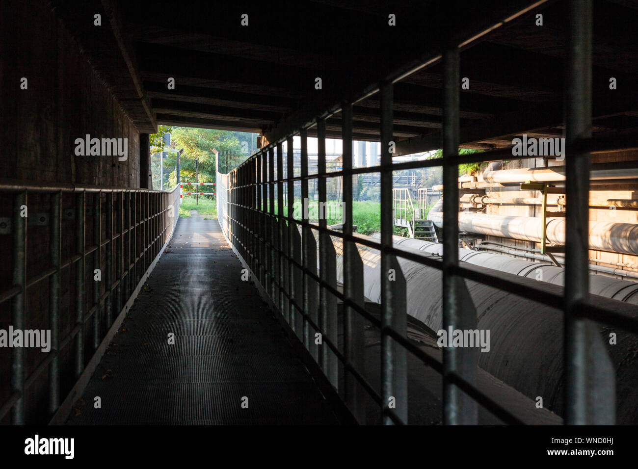 Industrial steel railing hi-res stock photography and images - Alamy