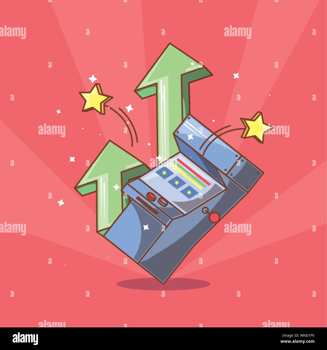 Video game arcade 1980 Stock Vector Images - Alamy