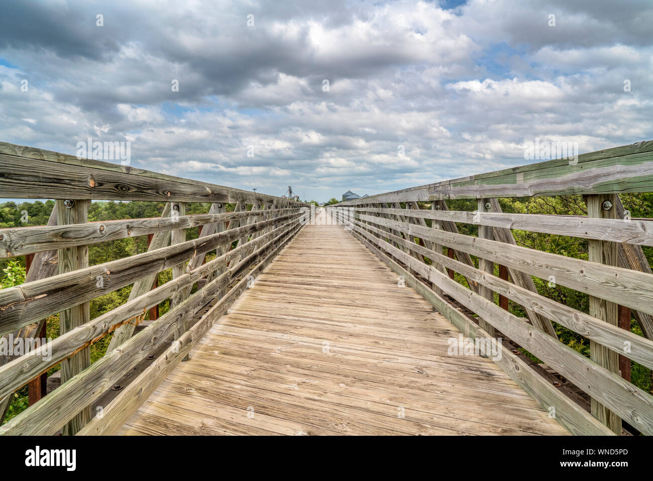 multi-use recreational Cowboy Trail in northern Nebraska - a long ...
