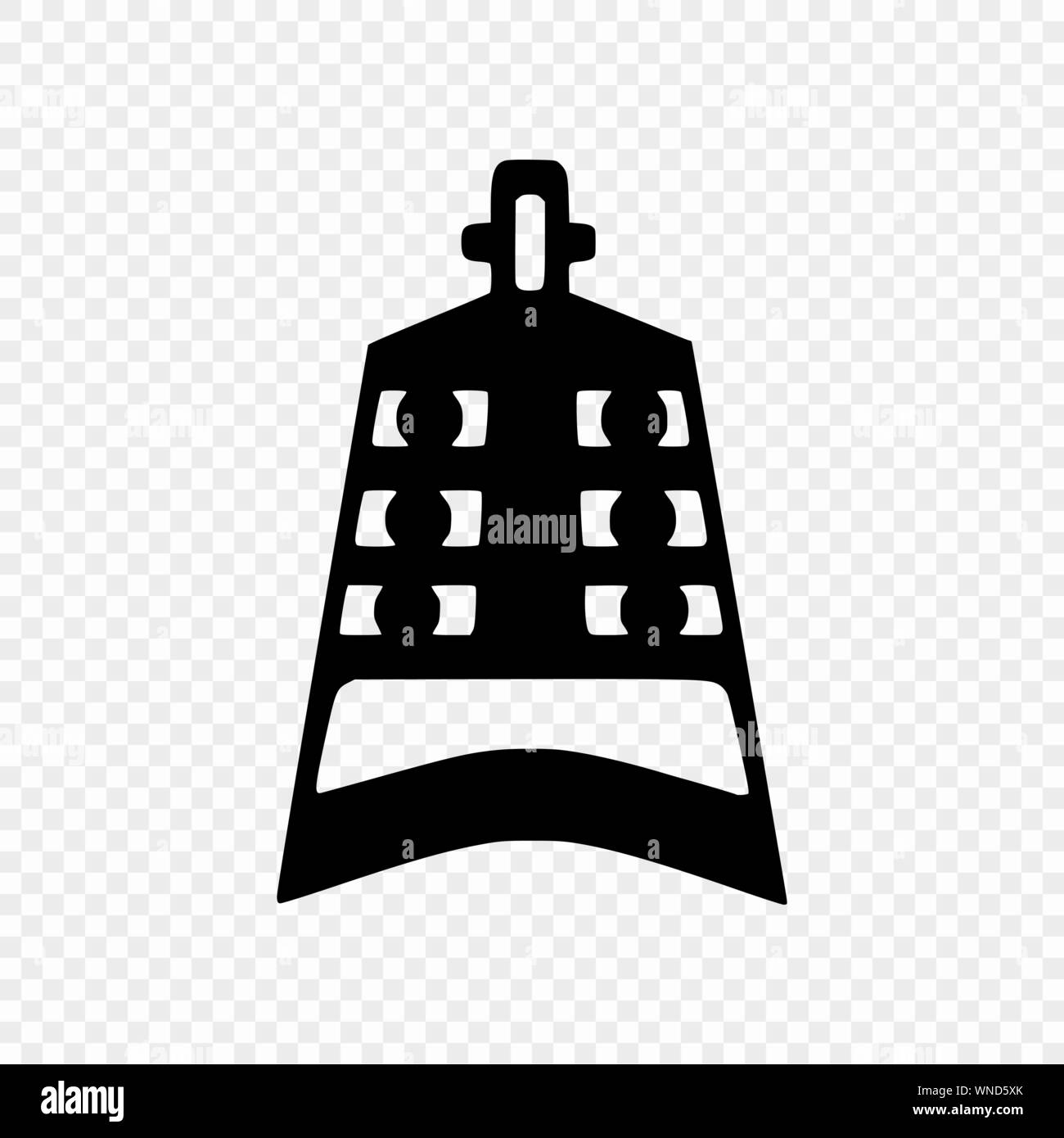Confucian wooden clapper bell. Symbol of Confucianism. Vector ...